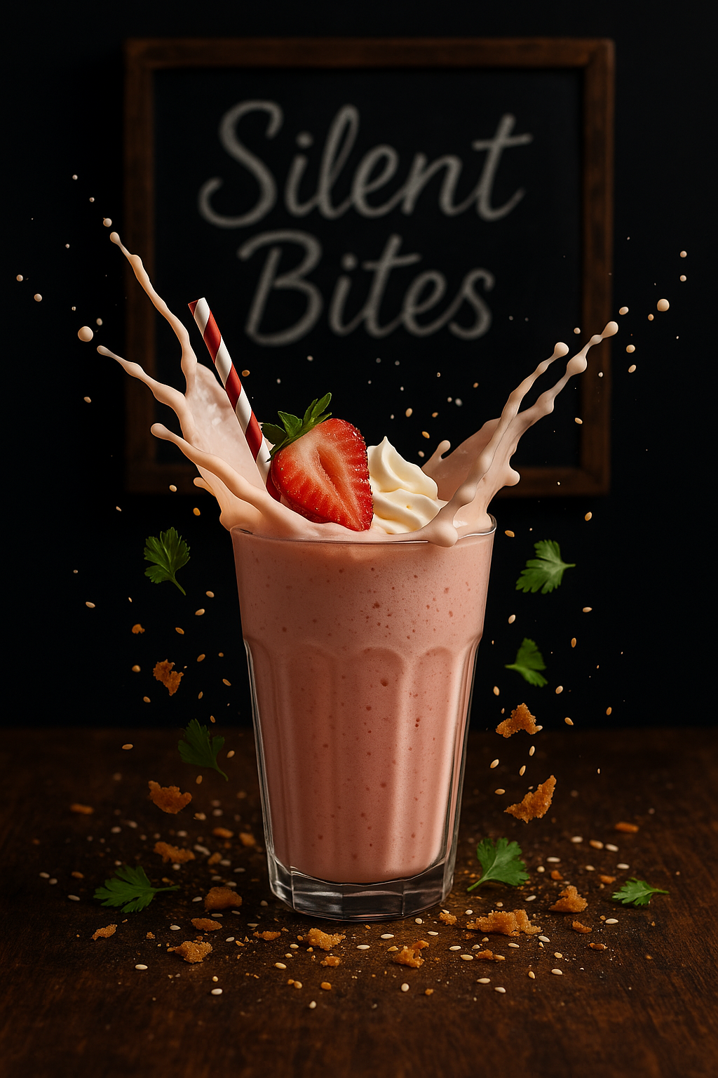 Straw-Nana Milkshake Tarifi– Amerikan İçeceği - Silent Bites